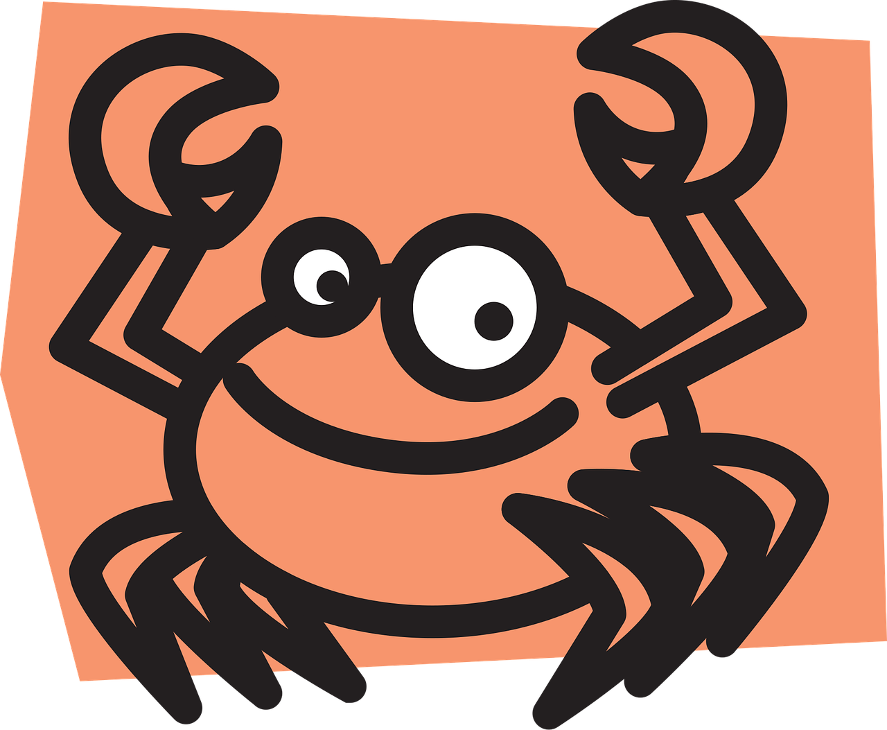 Download Crab, Crustacean, Sea. Royalty-Free Vector Graphic - Pixabay