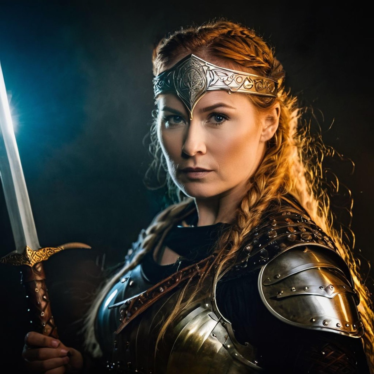Download Valkyrie, Woman, Shieldmaiden. Royalty-Free Stock Illustration ...
