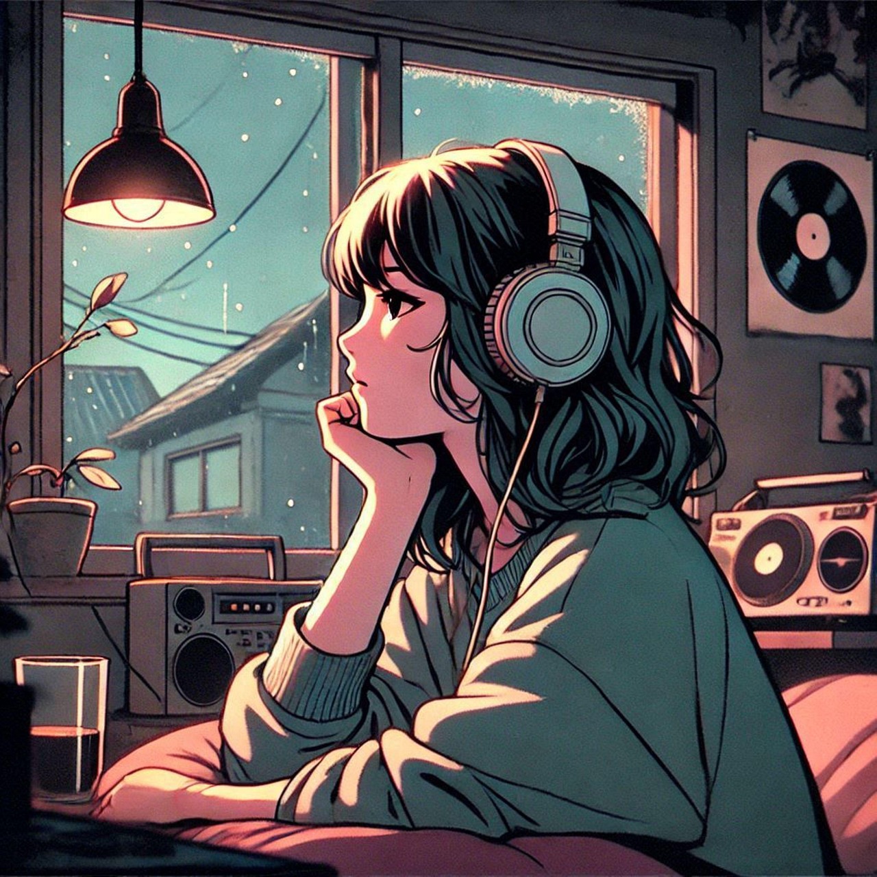 Download Woman, Lofi, Painting. Royalty-Free Stock Illustration Image - Pixabay