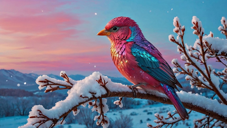 Download Bird, Nature, Winter. Royalty-Free Stock Illustration Image ...
