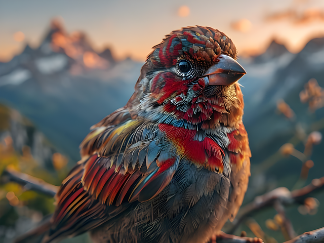 Download Ai Generated, Bird, Alps. Royalty-Free Stock Illustration ...