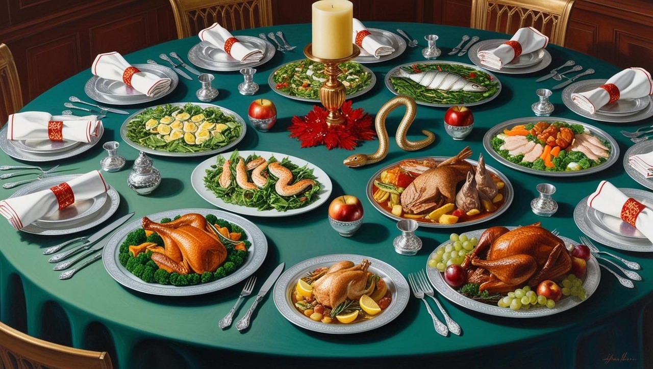 Download Table For The Wooden Green Snake, Snake, Table. Royalty-Free ...