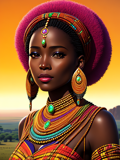 Download African, Woman, Girl. Royalty-Free Stock Illustration Image ...