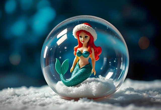 Download Cinematic Christmas Mermaid, Christmas, Decoration. Royalty ...