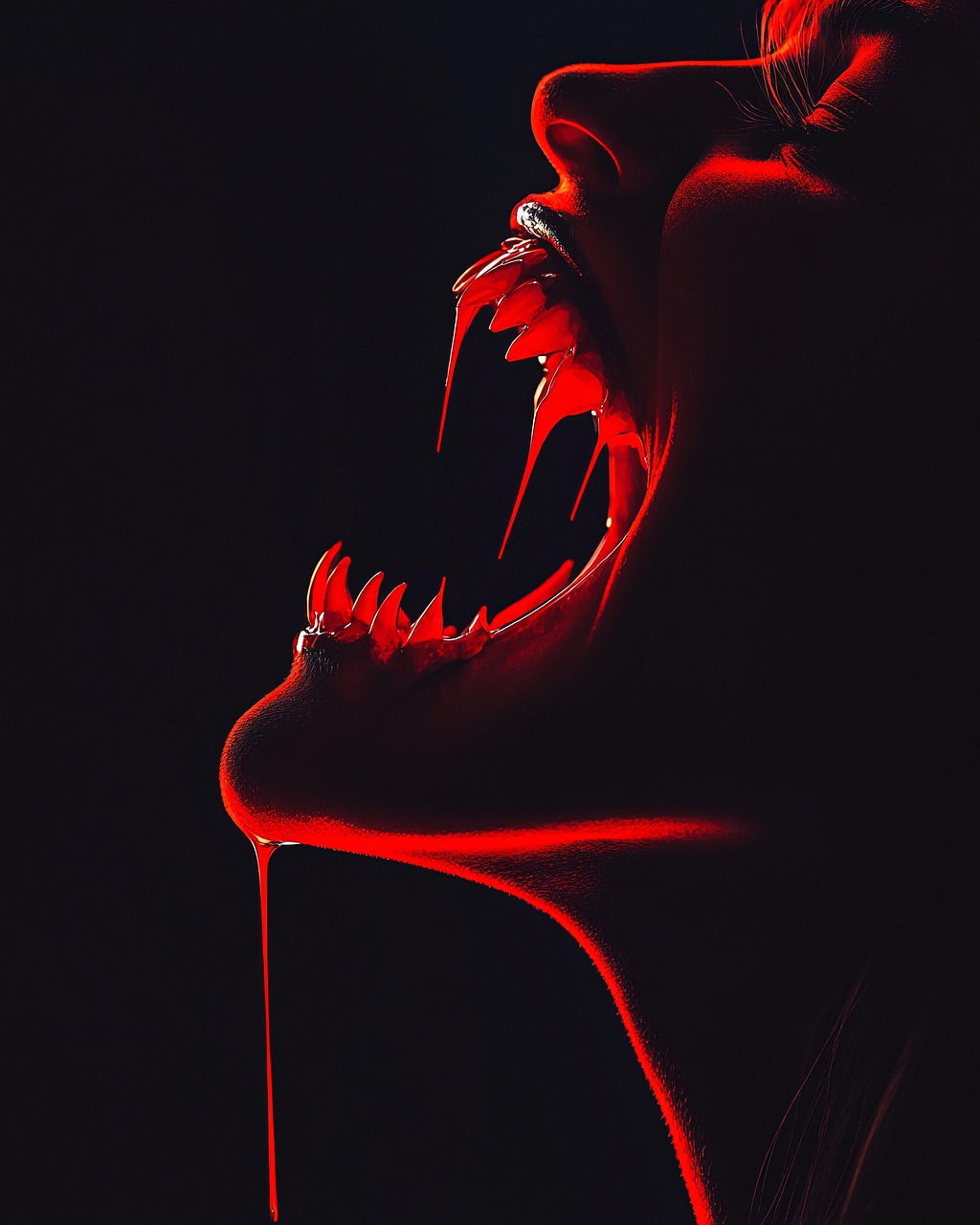 Download Teeth, Red, Dark. Royalty-Free Stock Illustration Image - Pixabay