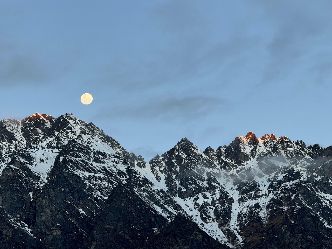 Mountain Nature Moon - Free photo on Pixabay