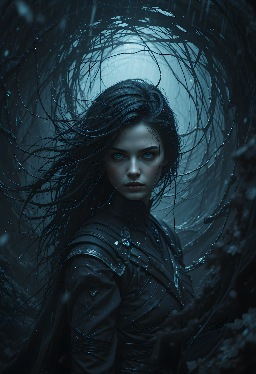 Download Girl Warrior Fantasy Royalty Free Stock Illustration Image