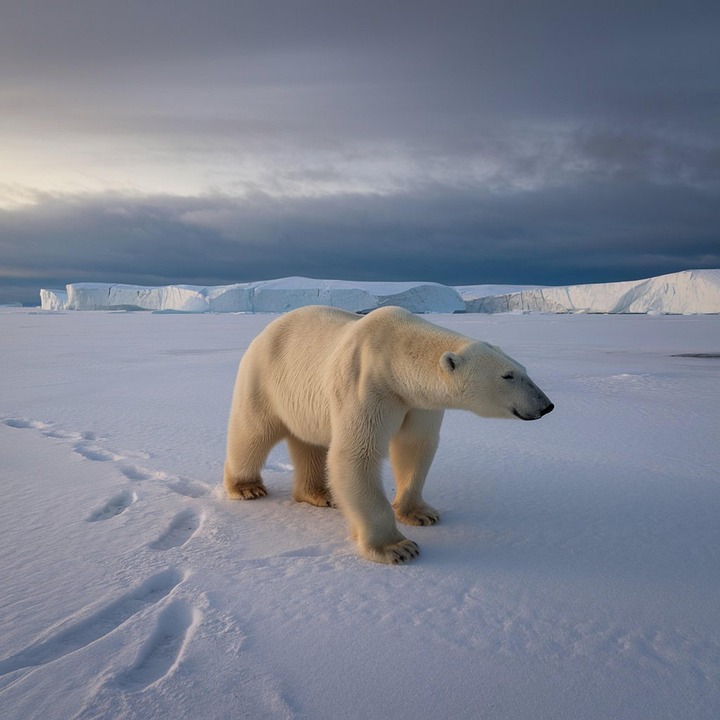 Polar Bear Winter Glacier - Free photo on Pixabay