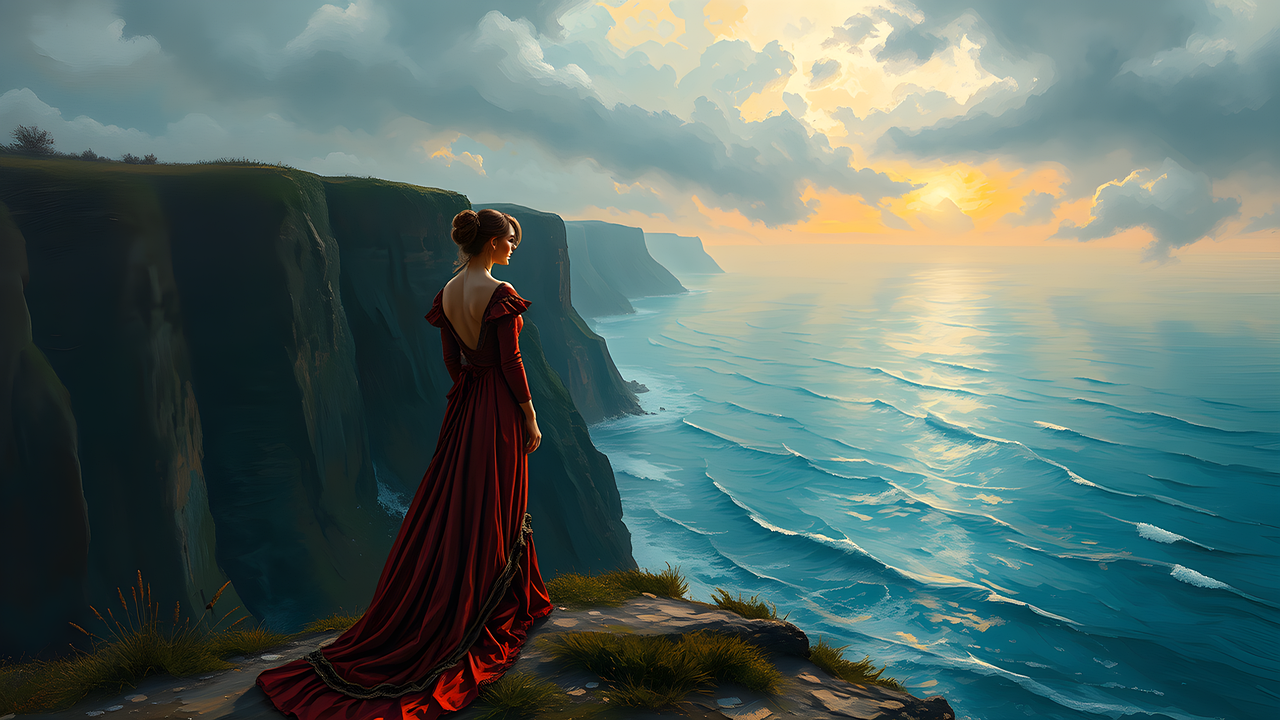 Download Lady, Ship, Sea. Royalty-Free Stock Illustration Image - Pixabay
