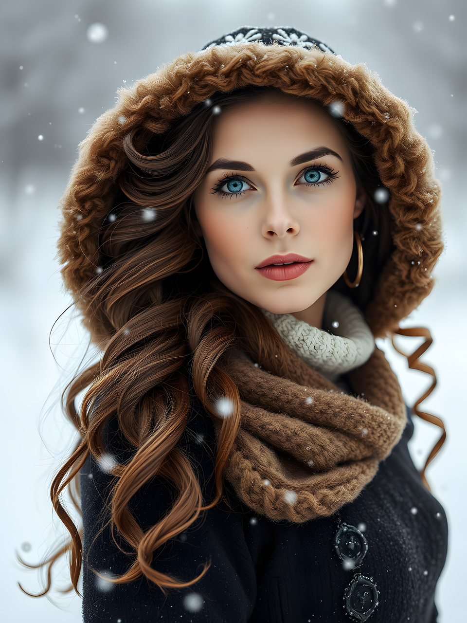 Download Woman, Lady, Snow. Royalty-Free Stock Illustration Image - Pixabay