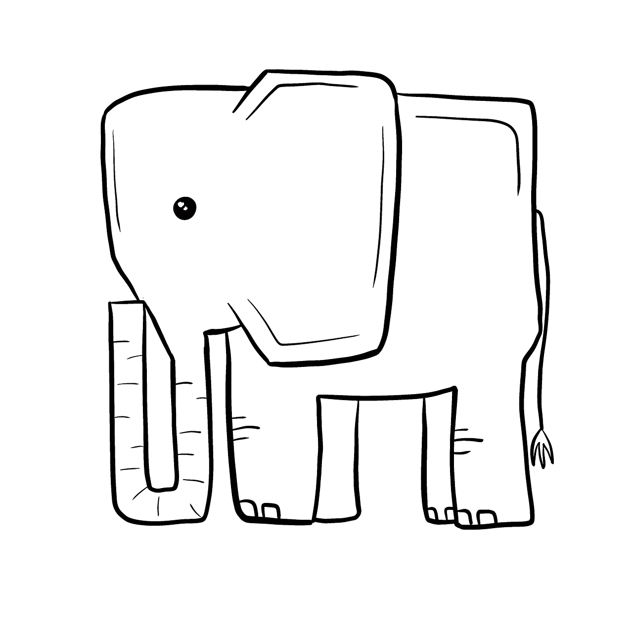Download Elephant, Animal, Drawing. Royalty-Free Stock Illustration ...