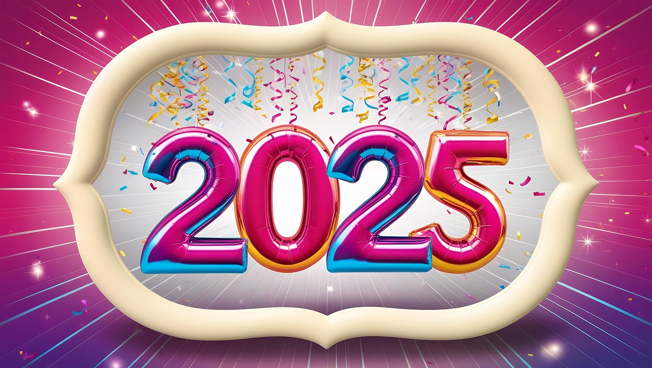 Año Nuevo 2025 Papel Picado - Imagen gratis en Pixabay