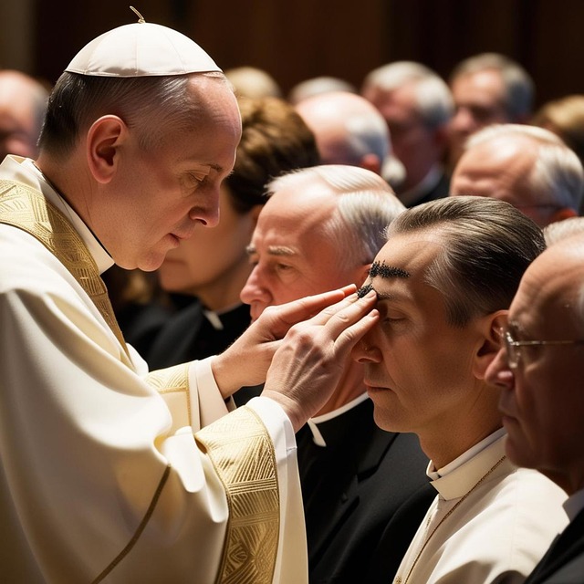 Download Priest, Catholic, Ash Wednesday. Royalty-Free Stock ...