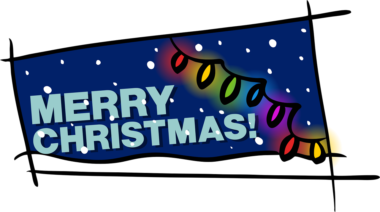 Download Merry Christmas, Banner, Header. Royalty-Free Vector Graphic ...