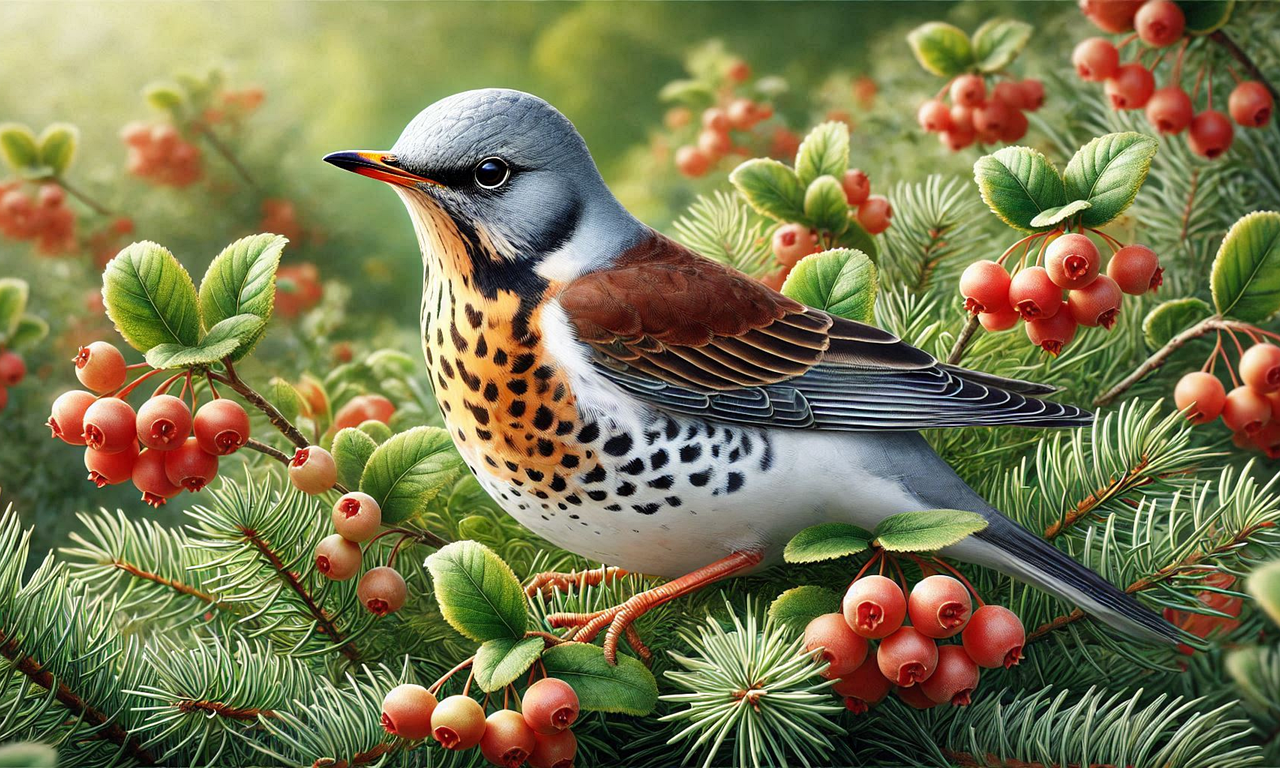 Download Fieldfare, Bird, Animal. Royalty-Free Stock Illustration Image ...