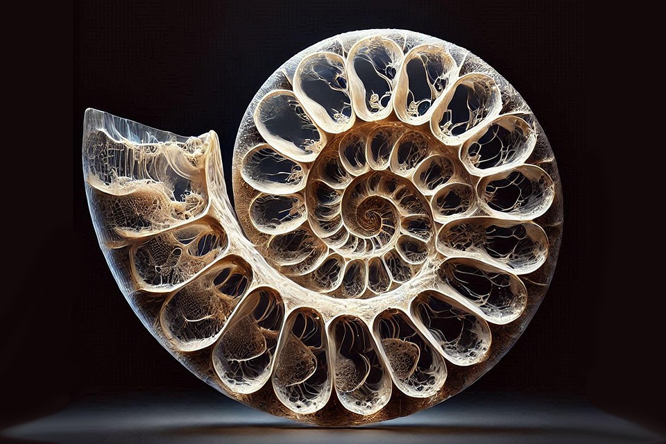 Download Ammonite, Nautilus, Shell. Royalty-Free Stock Illustration ...