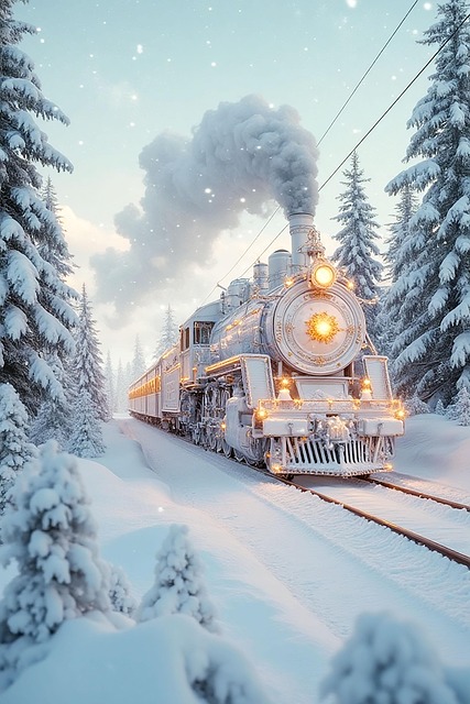 Download Train, Landscape, Snow. Royalty-Free Stock Illustration Image ...