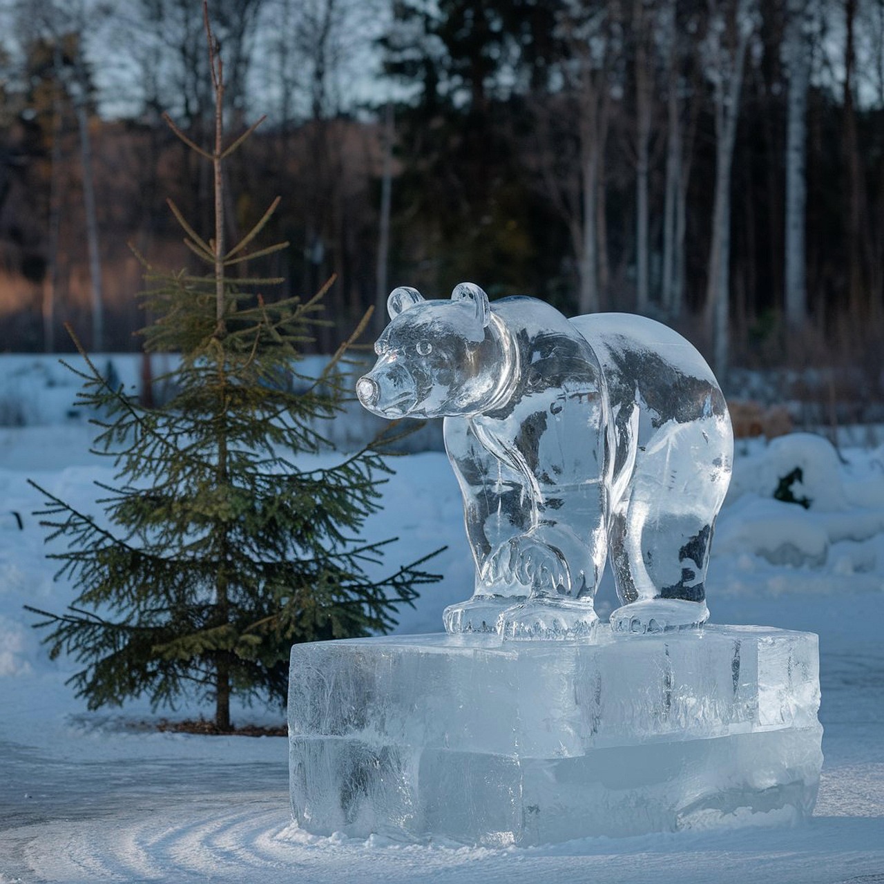 Download Ice Sculpture, Bear, Winter. Royalty-Free Stock Illustration ...