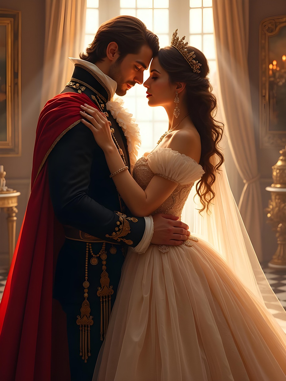 Download Ai Generated Prince Princess Royalty Free Stock