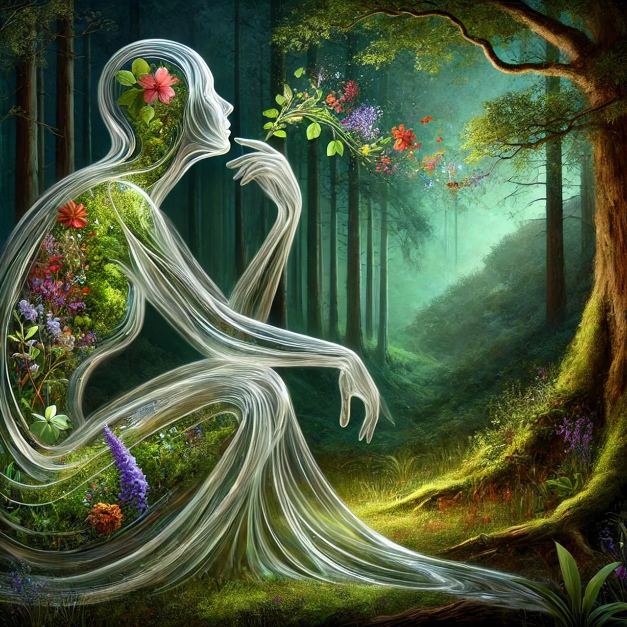 Download Nature, Forest, Spirit. Royalty-Free Stock Illustration Image ...