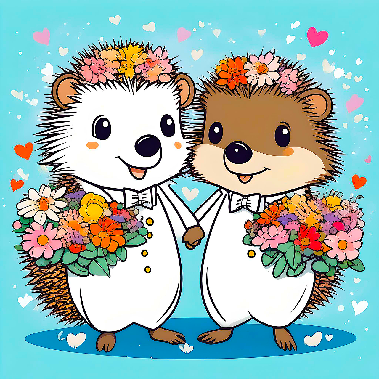 Hérisson Mariage Coupler - Image gratuite sur Pixabay