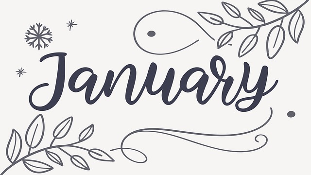Lettrage De Janvier Illustration - Image gratuite sur Pixabay