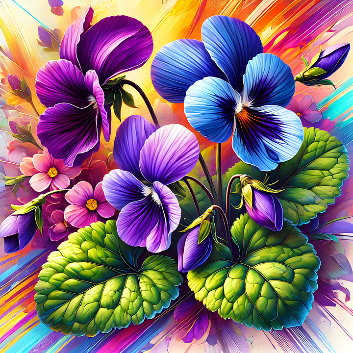 Download Ai Generated, Violets, Purple. Royalty-Free Stock Illustration ...