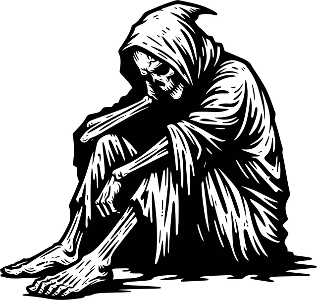 Download Ai Generated, Skeleton, Sad. Royalty-Free Vector Graphic - Pixabay