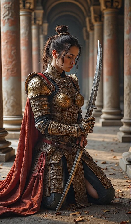 Download Woman, Warrior, Fantasy. Royalty-Free Stock Illustration Image ...