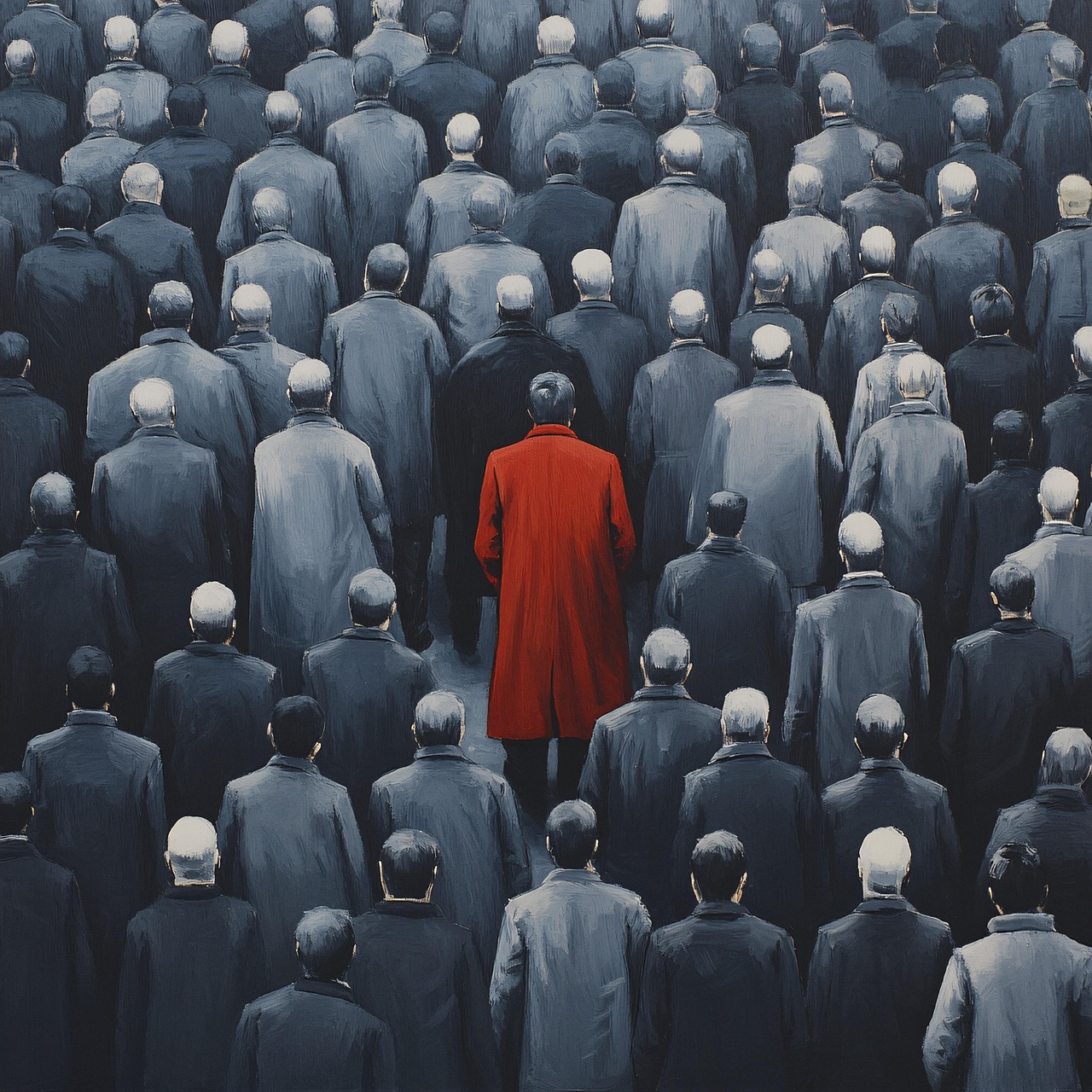 Download Ai Generated, Crowd, Individuality. Royalty-Free Stock ...
