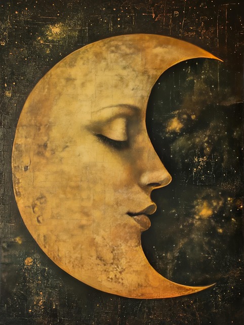 Download Moon, Face, Woman. Royalty-Free Stock Illustration Image - Pixabay