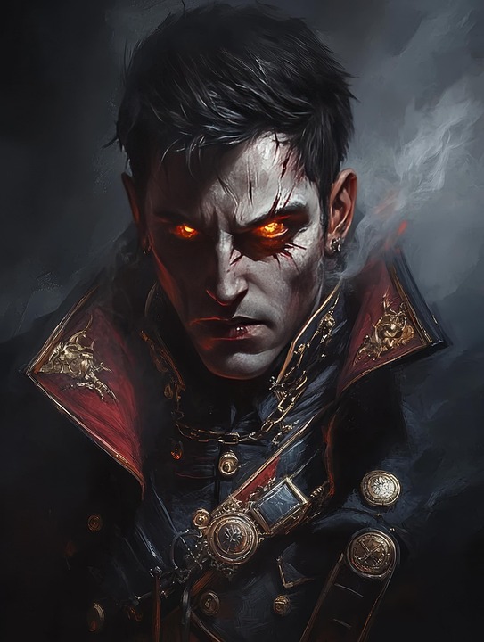 Download Ai Generated, Vampire, Face. Royalty-Free Stock Illustration ...