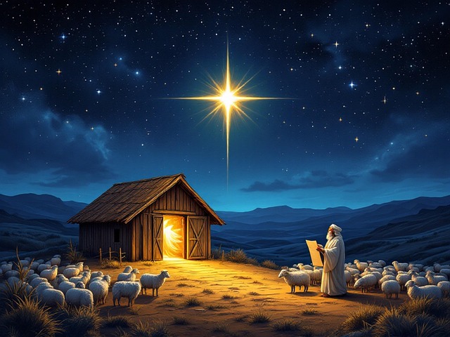 Download Holy Night, Christianity, Birth Of Christ. Royalty-Free Stock ...