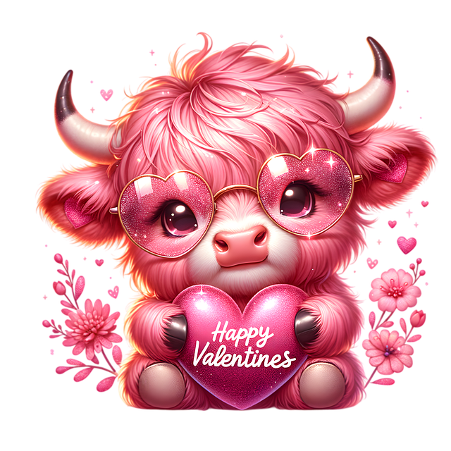 Día De San Valentín Vaca Rosa - Imagen gratis en Pixabay