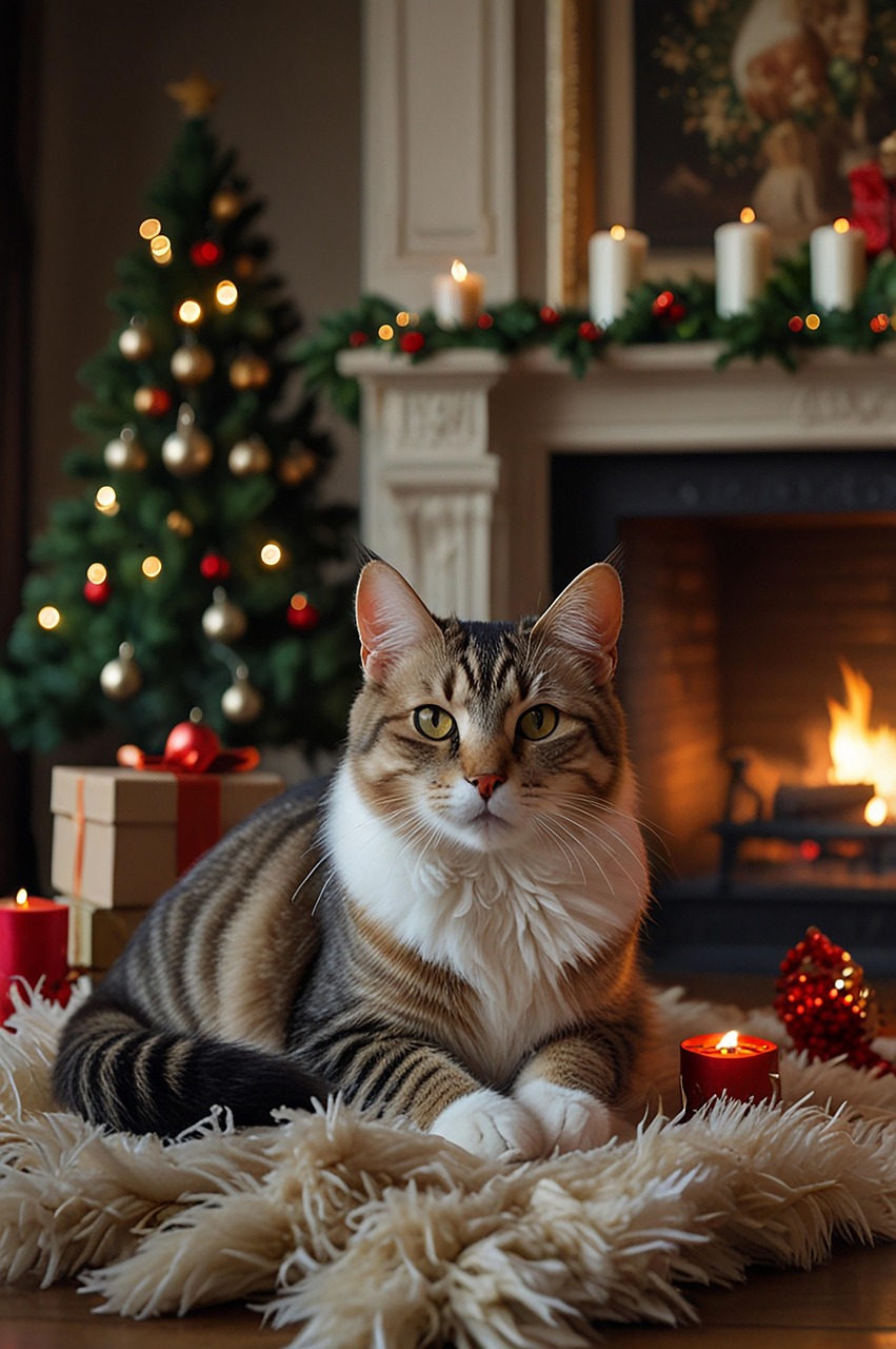 Cat Noël Nouvel An - Image gratuite sur Pixabay