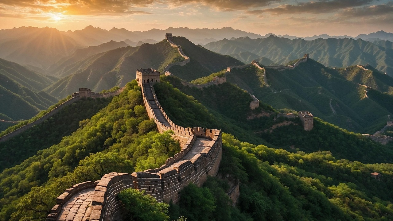 Gran Muralla China Vista Aérea - Imagen gratis en Pixabay