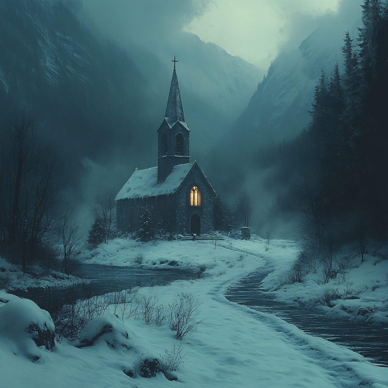 Download Church, Winter, Snow. Royalty-Free Stock Illustration Image ...