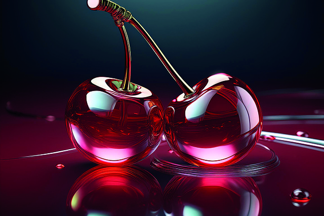 Cherries Fruit Cherry Tree Glass - Free photo on Pixabay