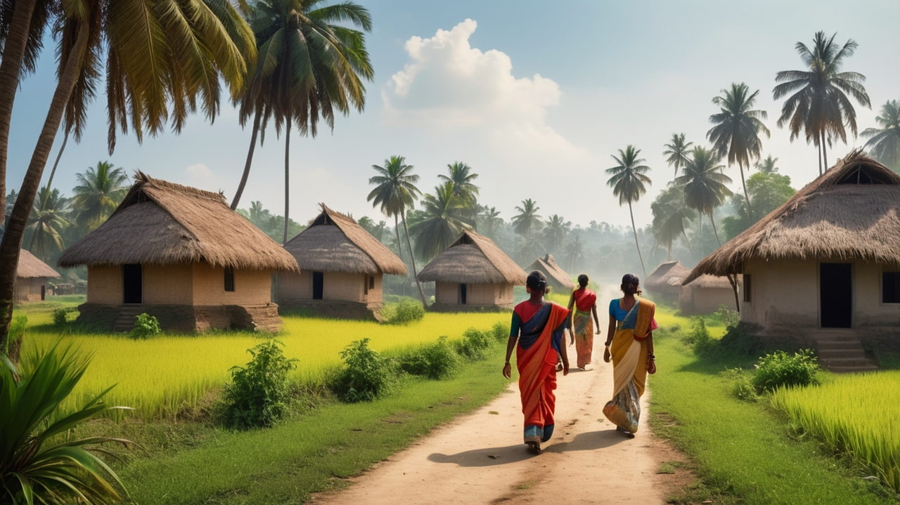 Download A Village Life, Village, Nature. Royalty-Free Stock ...