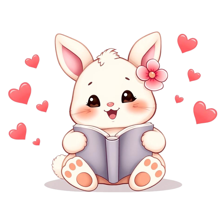 Download Bunny, Rabbit, Reading. Royalty-Free Stock Illustration Image ...