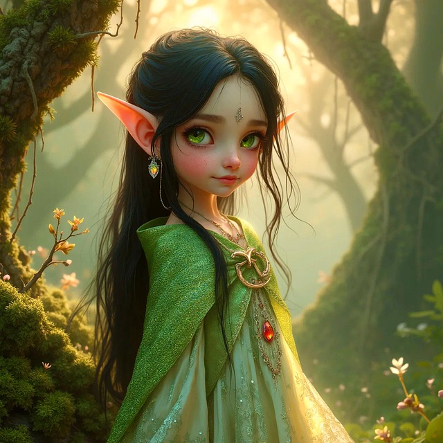 Download Ai Generated, Elf, Girl. Royalty-Free Stock Illustration Image ...