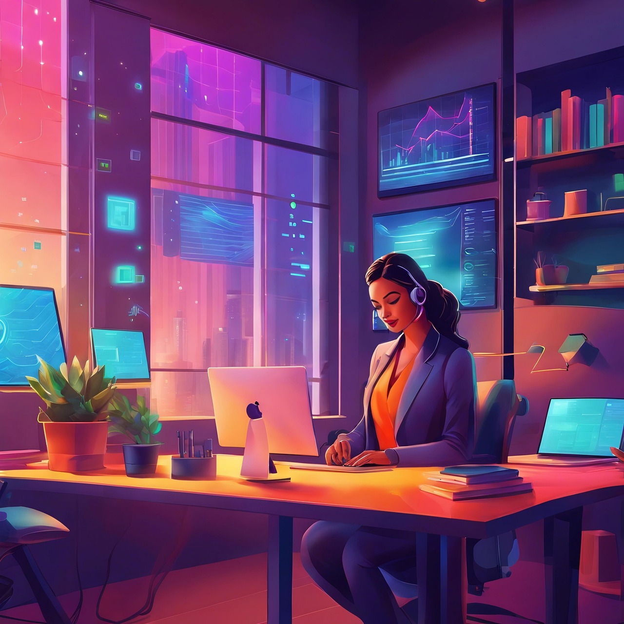 Download Anime, Cartoon, Girl. Royalty-Free Stock Illustration Image ...