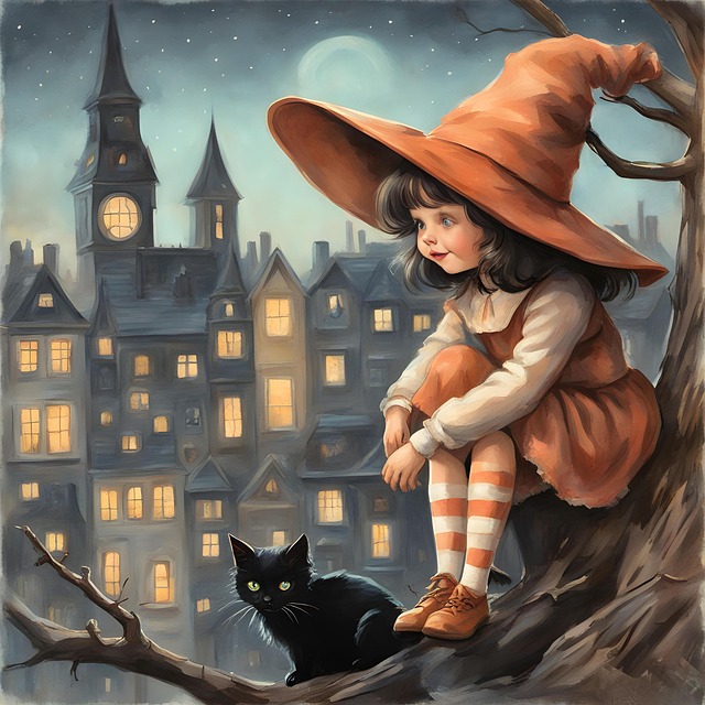 Download Witch, Little Witch, City. Royalty-Free Stock Illustration ...