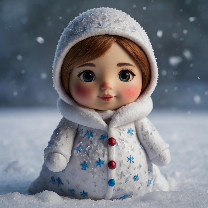 Download Doll, Snow, Winter. Royalty-Free Stock Illustration Image ...