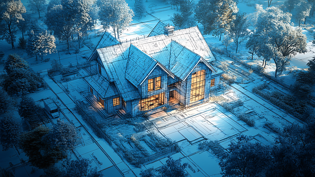 Download Ai Generated, House, Blueprint. Royalty-Free Stock ...