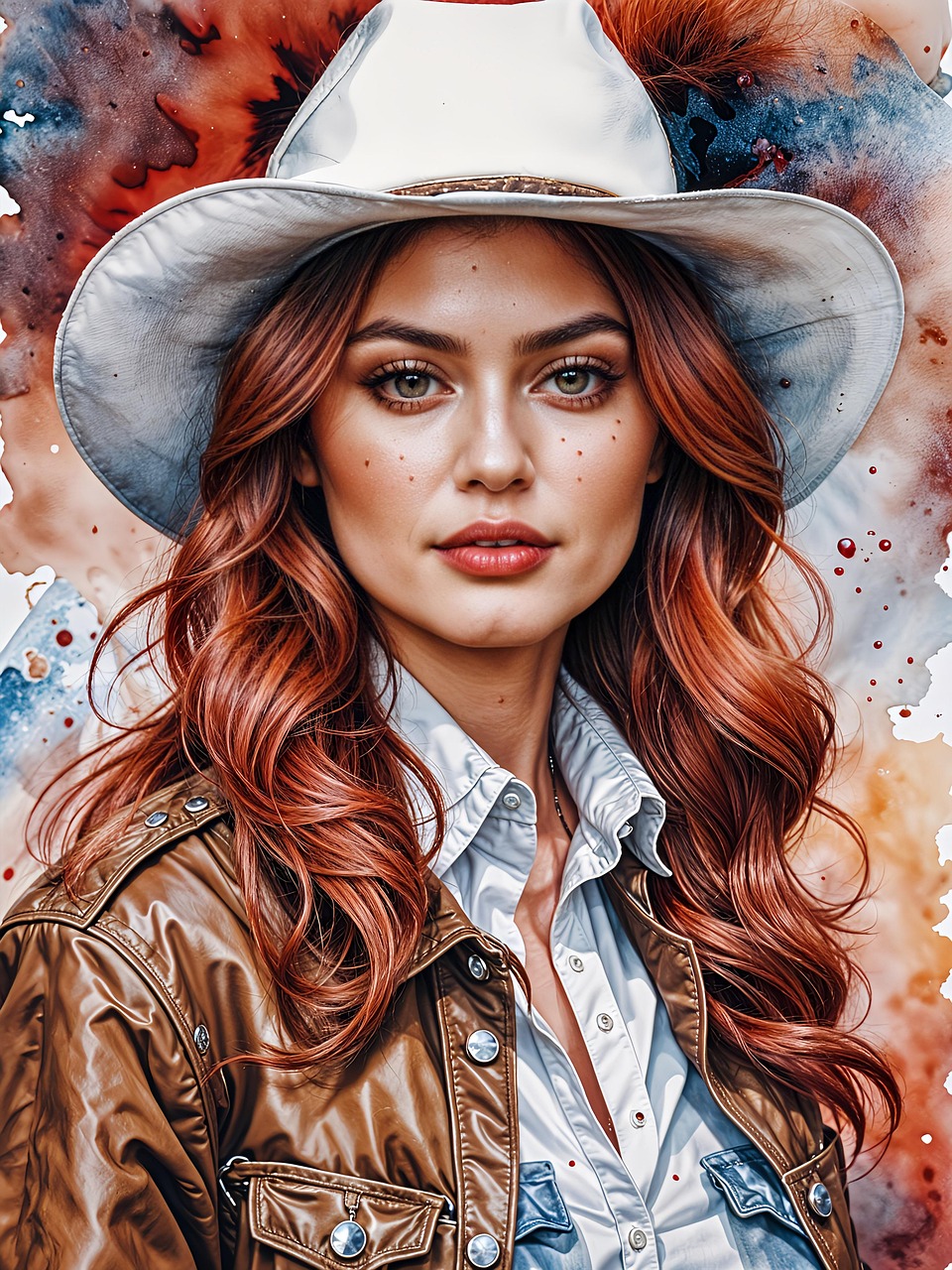 Download Ai Generated Woman Cowgirl Royalty Free Stock Illustration