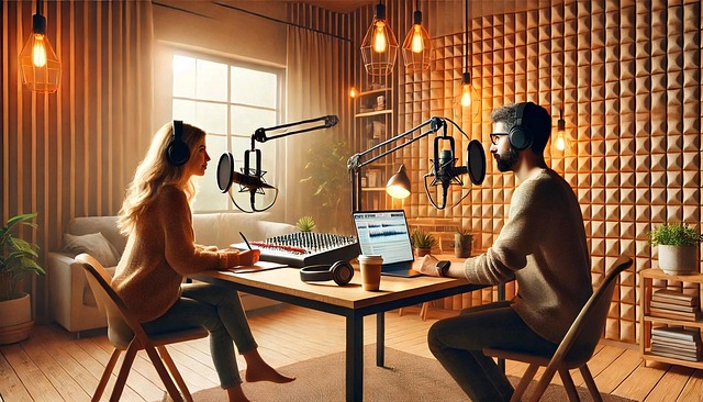 Download Podcast, Interview, Man. Royalty-Free Stock Illustration Image ...