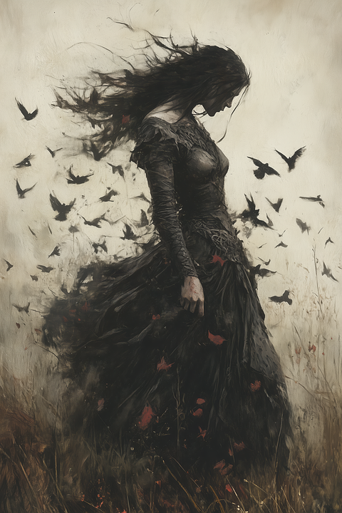Download Ai Generated The Morrigan Morrigan Royalty Free Stock Illustration Image Pixabay
