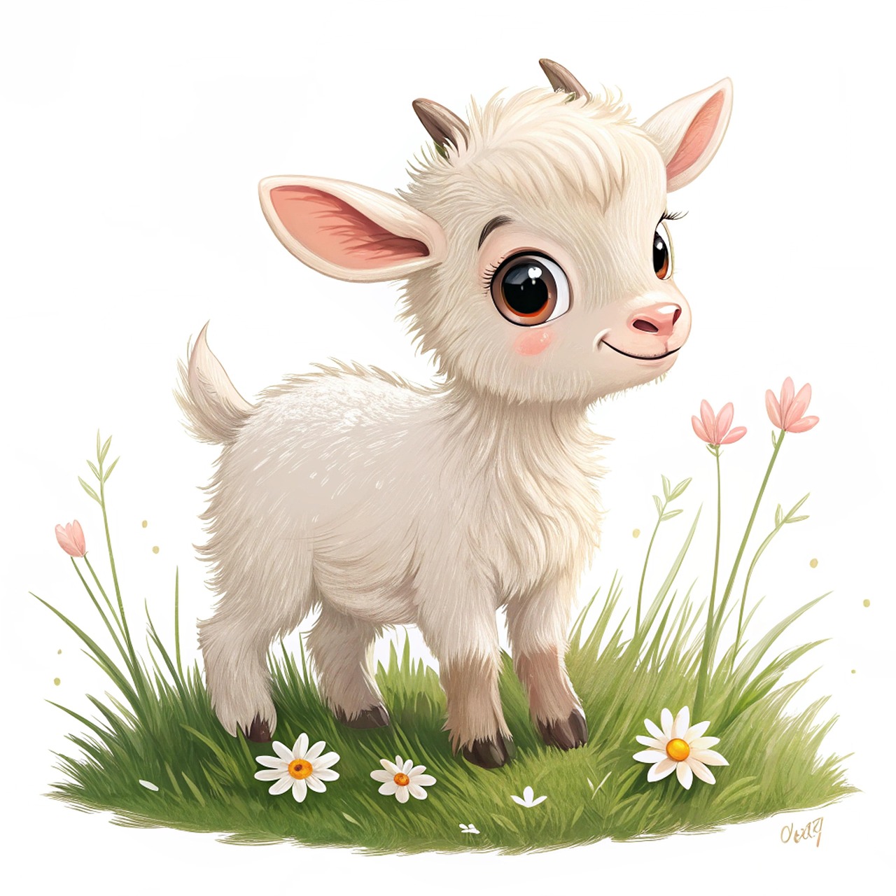 Download Ai Generated, Goat, Cartoon. Royalty-Free Stock Illustration ...