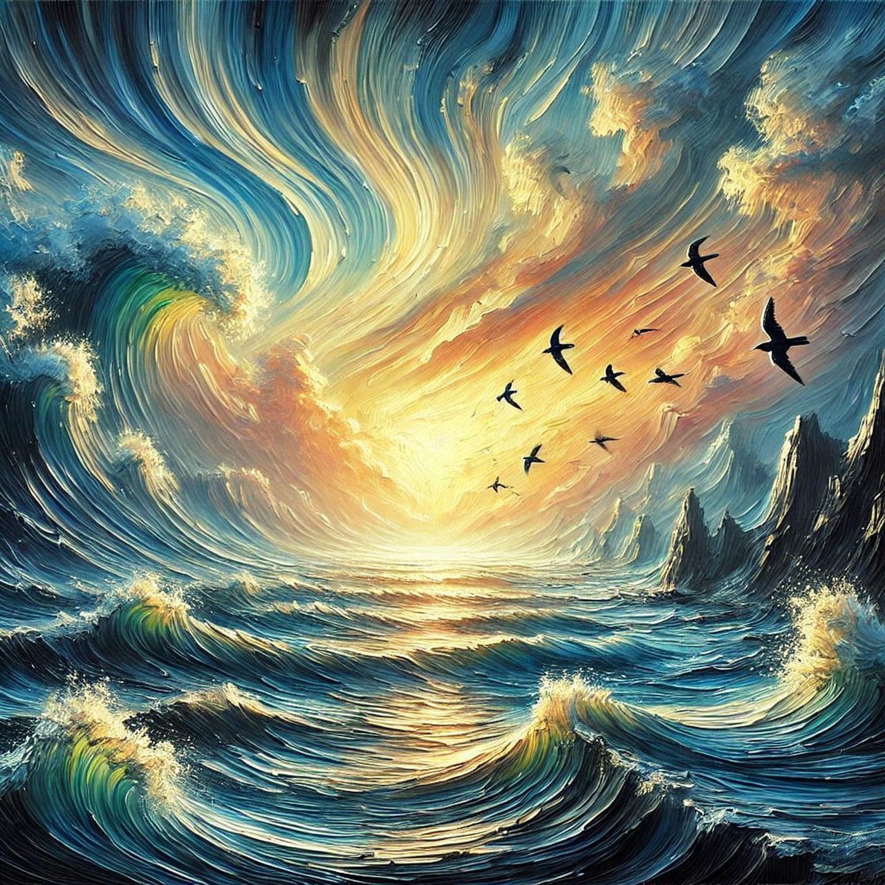 Download Sea, Ocean, Wavy. Royalty-Free Stock Illustration Image - Pixabay